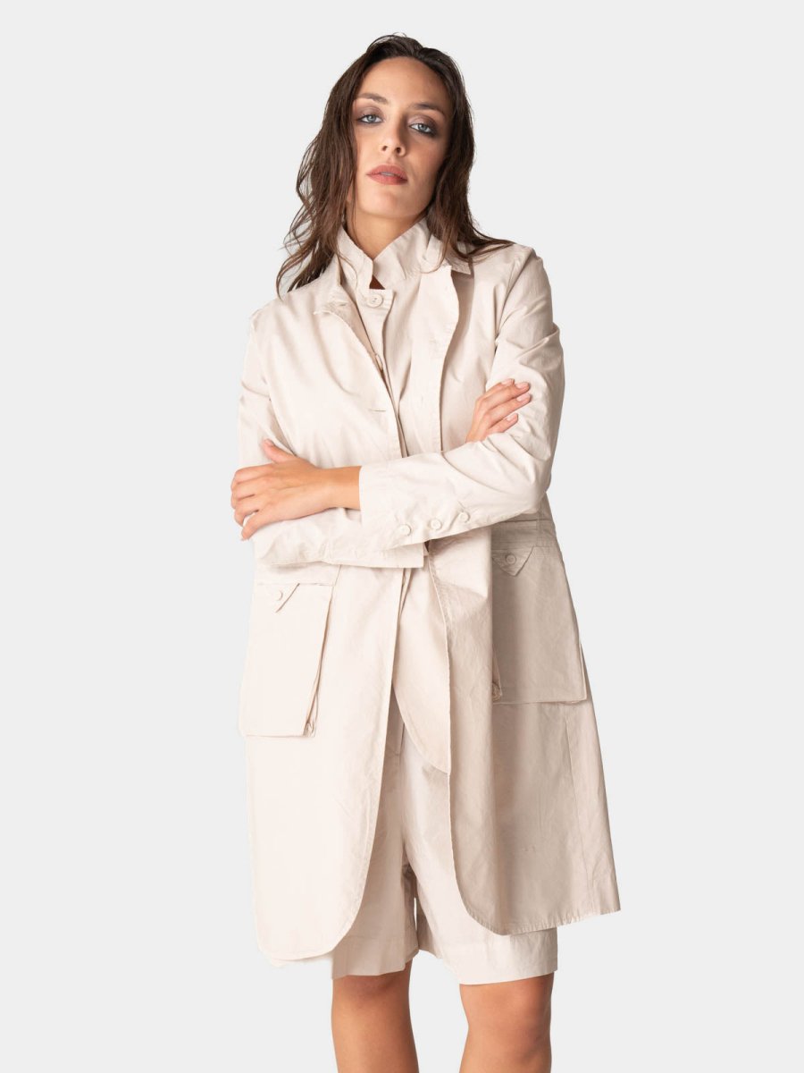Bellow Pocket Longline Jacket – Baci Fashion